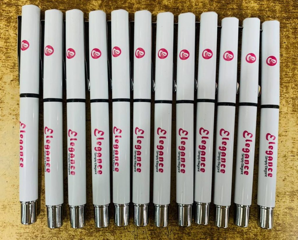 Custom Pen Print - Personalized Promotional Pens (Silver) - Branding.com.bd