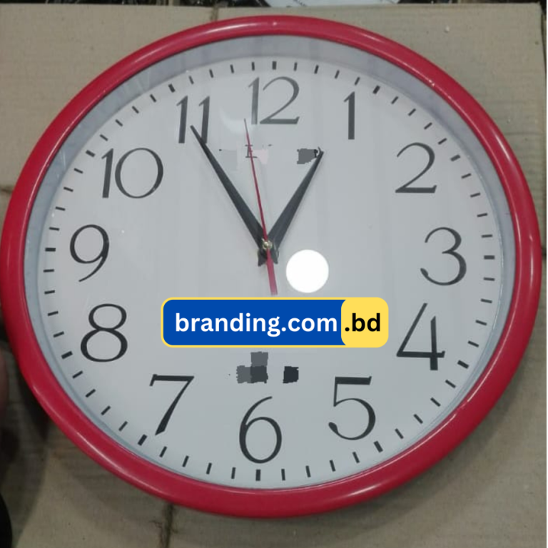 Customized Wall Clock (13 Inch) - Branding.com.bd