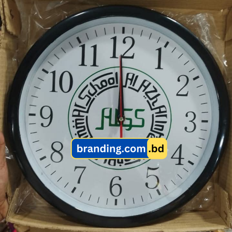 Customized Wall Clock (13 Inch) - Branding.com.bd