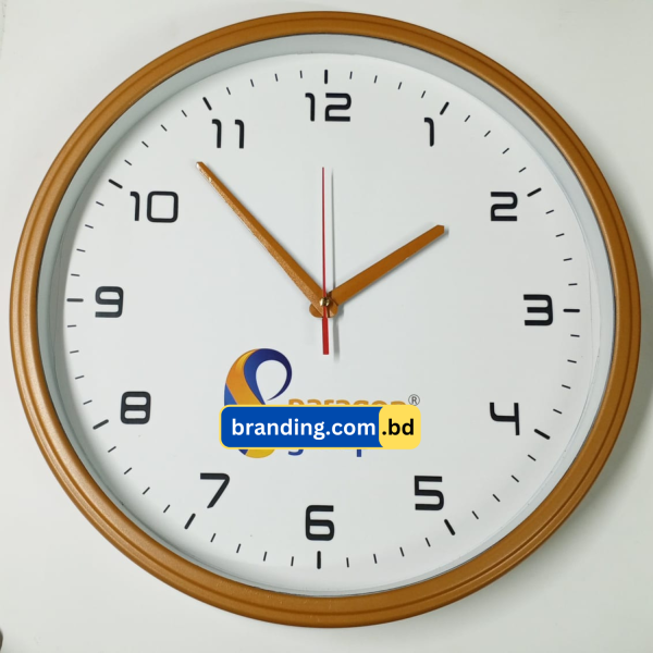 Customized Wall Clock (15 Inch Wall Touch) - Branding.com.bd