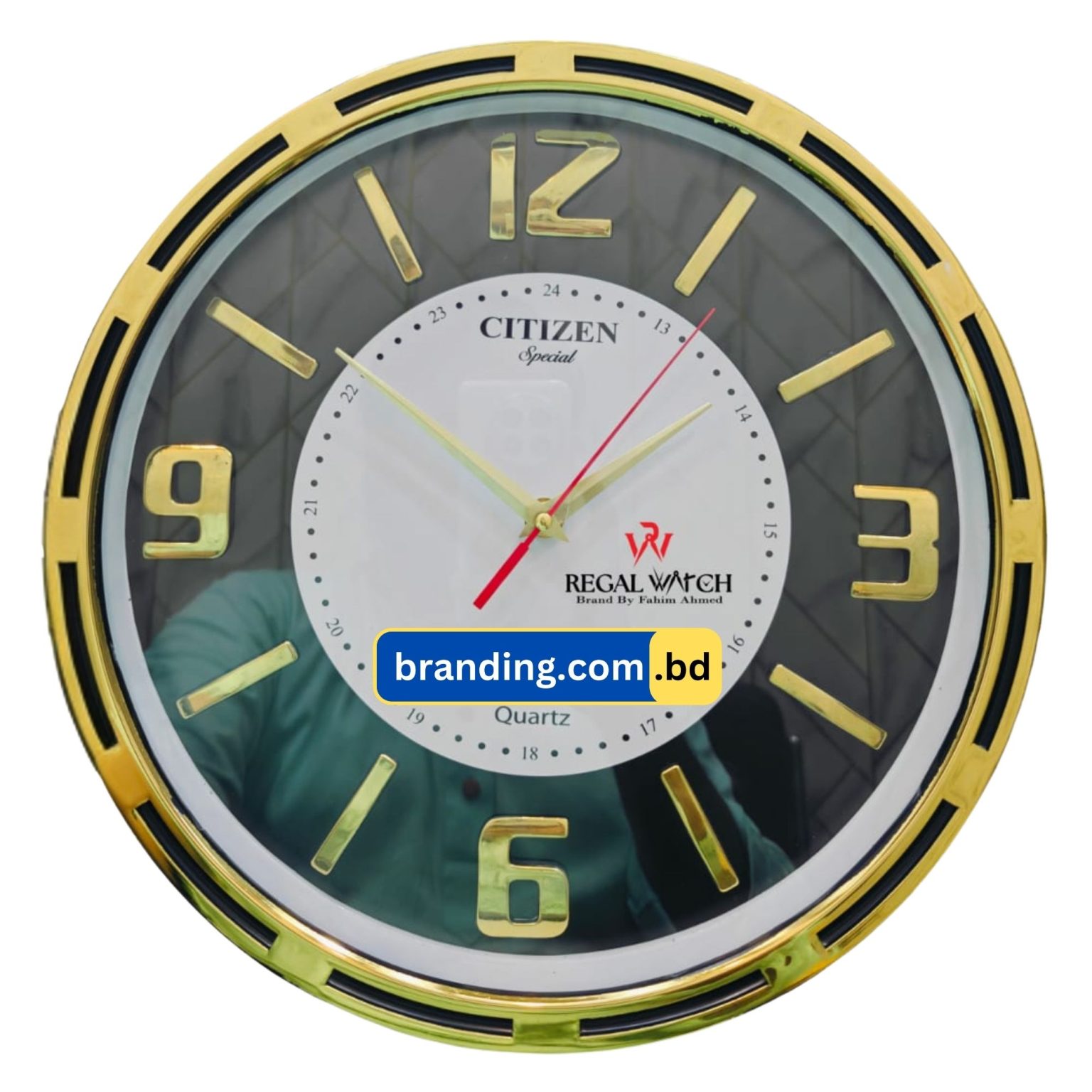 Customized Wall Clock (13 Inch wall touch) - Branding.com.bd
