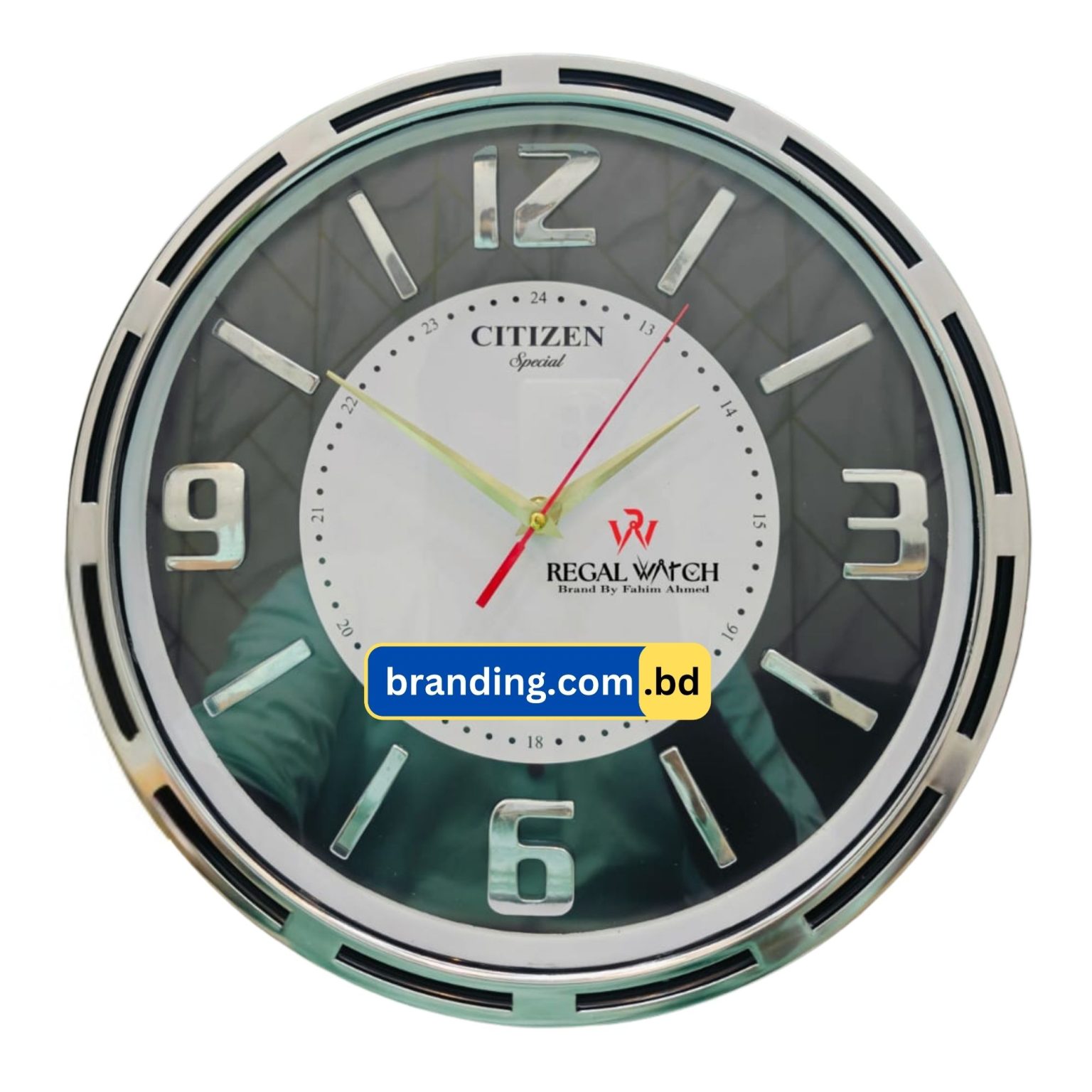 Customized Wall Clock (13 Inch wall touch) - Branding.com.bd